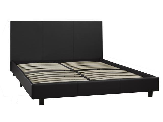 Click here for Brassex Full Platform Bed - Black (3032 F BLK) prices