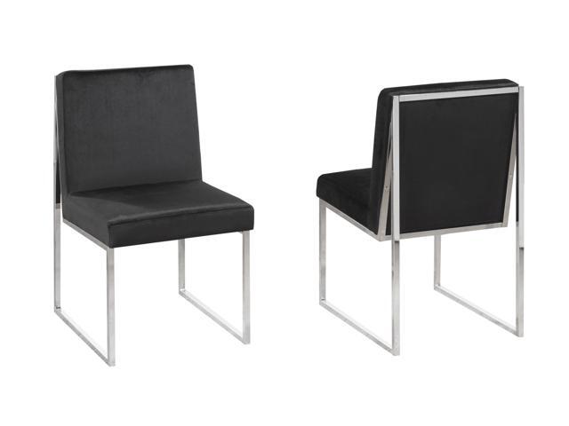 Click here for Brassex Barton Dining Chair - Set of 2 - Black (36... prices