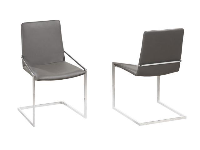 Click here for Brassex Baylor Dining Chair - Set of 2 - Grey (365... prices