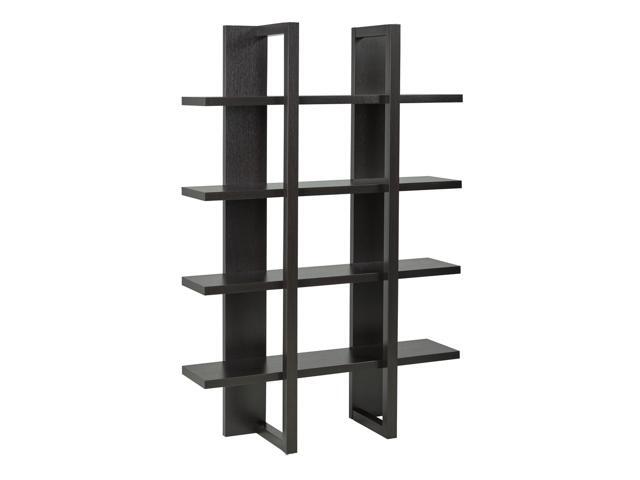Click here for Brassex Multi-Tier Bookcase - Dark Cherry (18005) prices