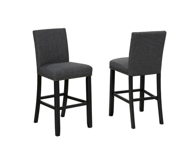 Click here for Brassex Counter Stool - Set of 2 - Grey (162-29 GR... prices