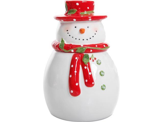 Click here for Gibson Overseas Christmas Cookie Jar Jolly Plenitu... prices