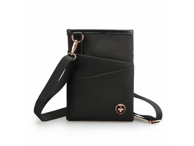Click here for Swissdigital KATY ROSE NG Black Sling Bag - RFID P... prices