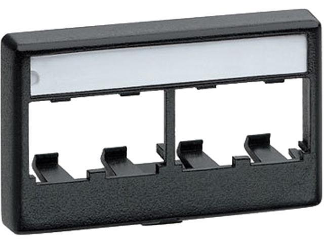 Click here for PANDUIT CFFPL4BL Wall Plate Furniture 4Ports Black prices