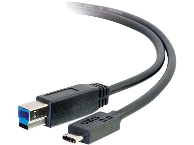 Click here for C2G 3ft USB 3.0 USB-C to USB-B Cable M/M - Black prices