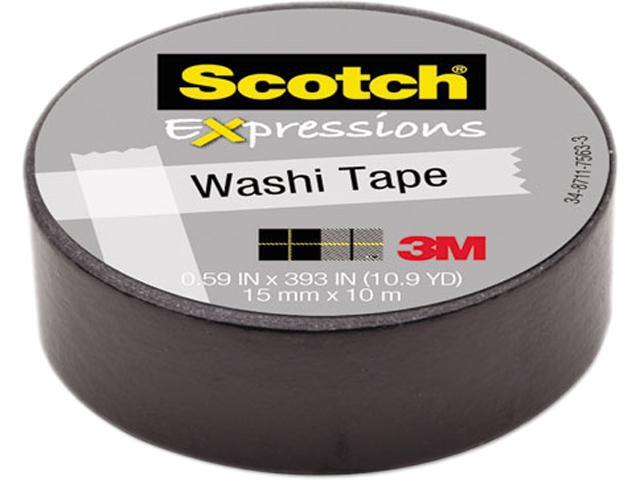 Click here for 3M C314BLK EXPRESSIONS WASHI TAPE BLACK .59 IN X 3... prices