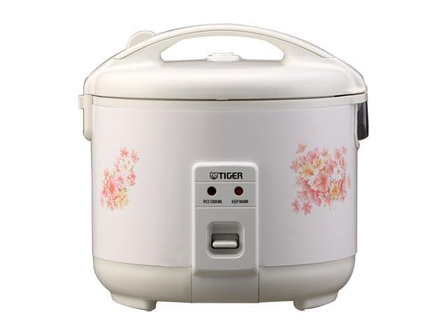 Tiger 10 Cup Rice Cooker Electric Non Stick Inner Pot - White