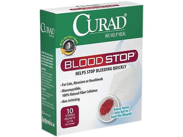 Click here for Medline Curad Blood Stop Gauze Packets prices