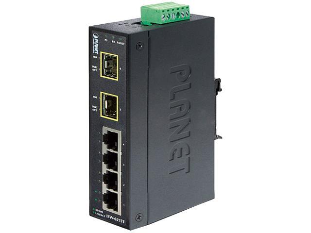 Click here for PLANET ISW-621TF 4-Port 10/100Base-TX + 2-Port 100... prices