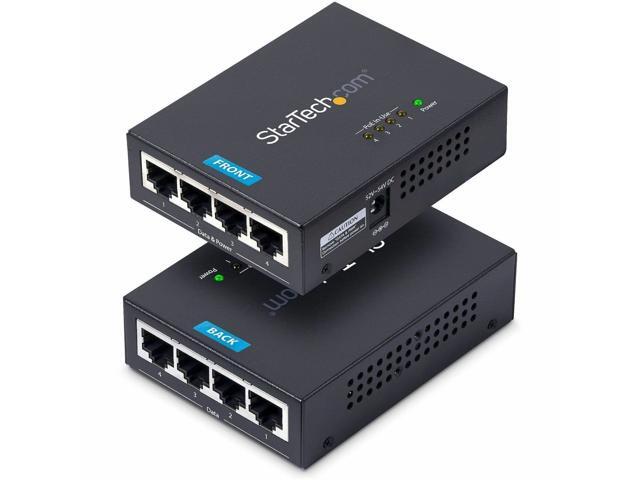 Click here for StarTech 4-Port Gigabit PoE+ Injector  Midspan Hub... prices