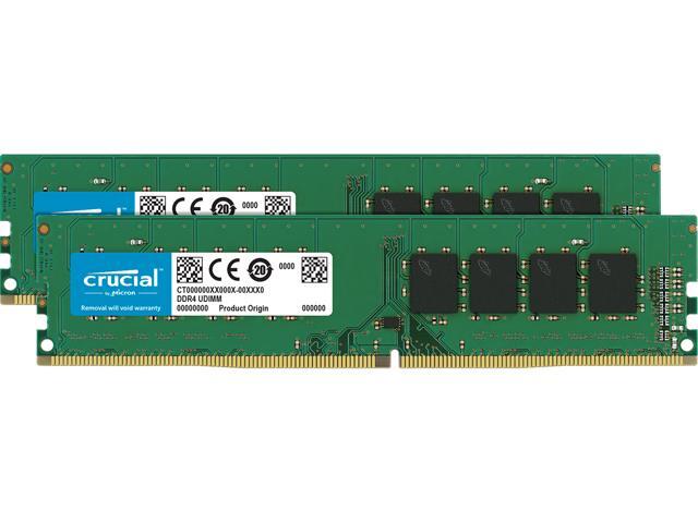 Click here for Crucial 16GB (2x 8GB) DDR4 2400 MHz PC RAM 288-pin... prices