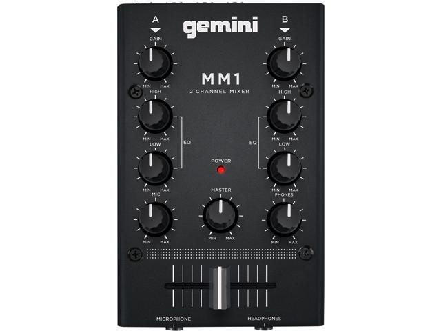 Click here for Gemini MM1 2-Channel Analog Mini DJ Audio Mixer prices