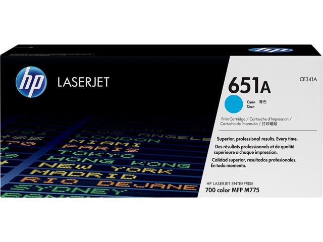 Click here for HP 651A - CE341A - 1 x Cyan - Toner cartridge - Fo... prices