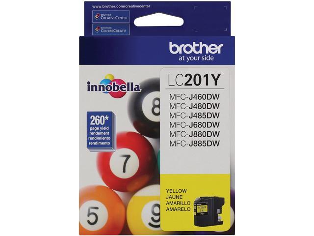 Click here for Brother Yellow Ink Cartridge (260 Yield) LC201Y prices