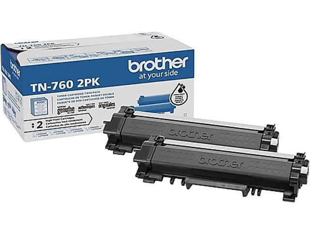 Click here for BROTHER INTERNATIONAL TN-760-2PK HighYield BlkTone... prices