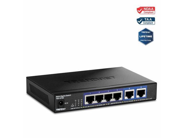 Click here for TRENDnet 6-Port 10G Switch  4 x 2.5G RJ-45 Base-T... prices