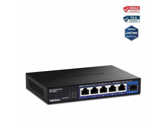 Click here for TRENDnet 6-Port 2.5G Unmanaged Switch with 10G SFP... prices