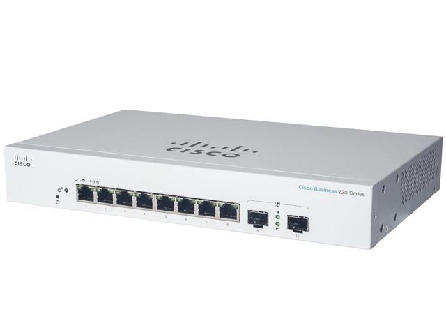 Click here for CISCO DESIGNED Business CBS220-8FP-E-2G Smart Swit... prices