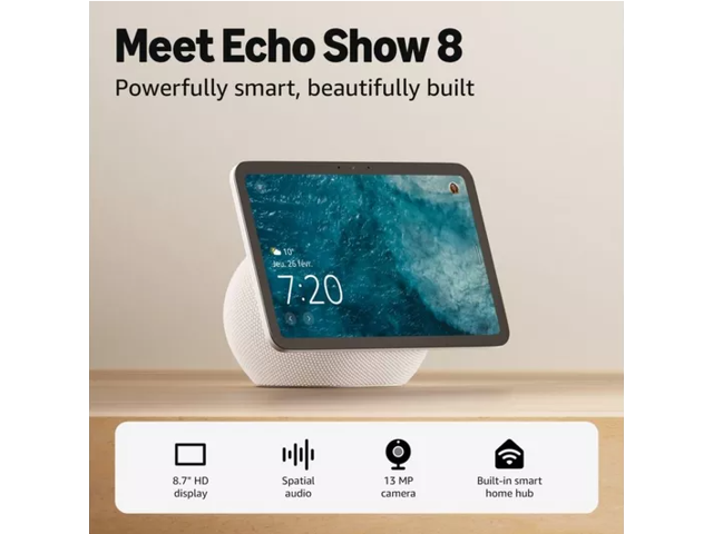 Click here for Amazon ECHOSHOW8WH4 Echo Show 8 2025 with Alexa -... prices