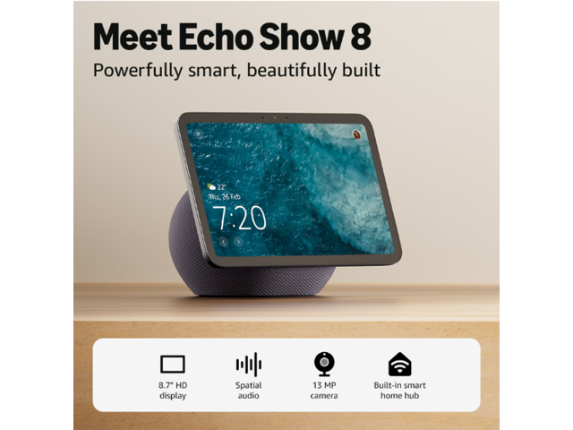 Click here for Amazon ECHOSHOW8GR4 Echo Show 8 2025 with Alexa -... prices