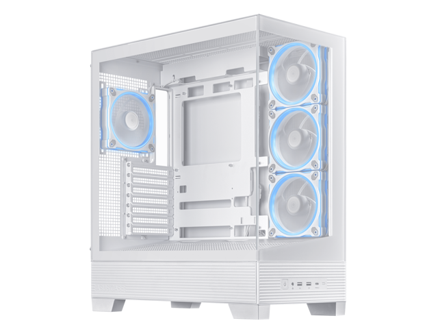 Click here for ASUS A31 PLUS White ATX Case offers a panoramic gl... prices