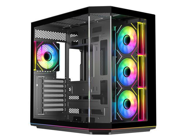 Click here for DIYPC ARGB-N3-PRO Black Tempered Glass ATX Gaming... prices