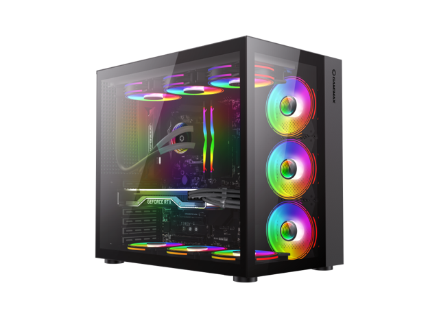 Click here for Gamemax Infinity BK Black USB3.0 /Type C Tempered... prices