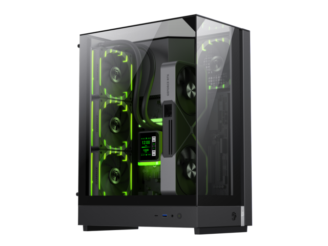 Click here for GAMEMAX T20 BK Black case. Three-sided tempered gl... prices