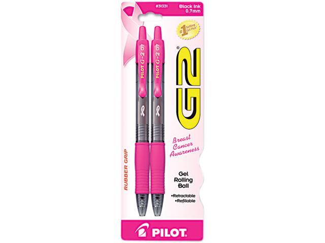 Click here for Pilot Rollerball Pen Retract BCA Grip 2/PK Pink/Ba... prices