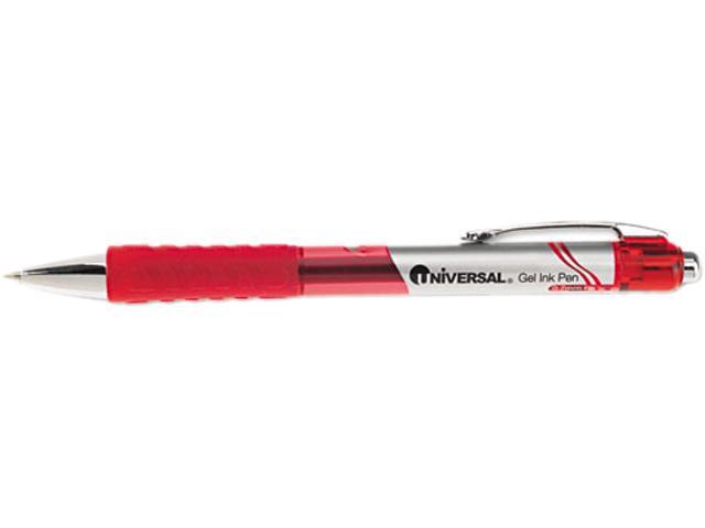 Click here for UNIVERSAL Roller Ball Retractable Gel Pen Red Ink... prices