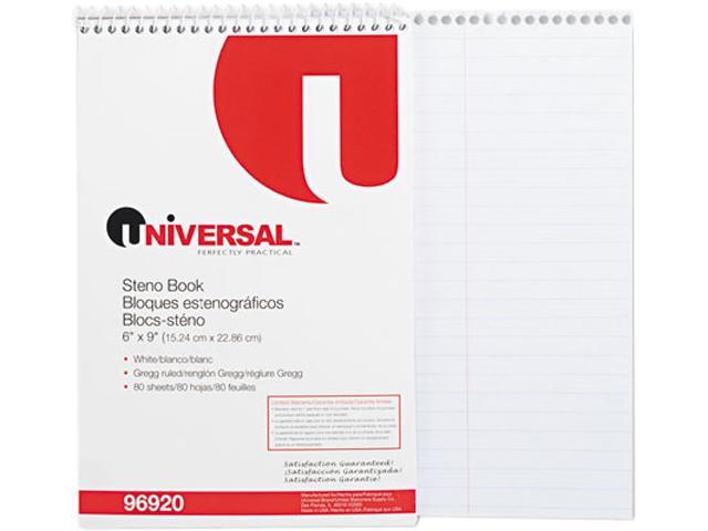 Click here for Universal Steno Book Gregg Rule 6 x 9 White 80 She... prices