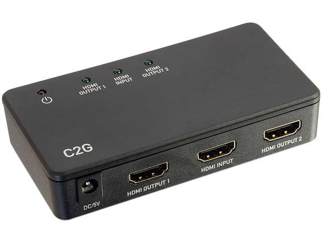 Click here for C2G 41057 2-Port 4K UHD HDMI Splitter  Black prices