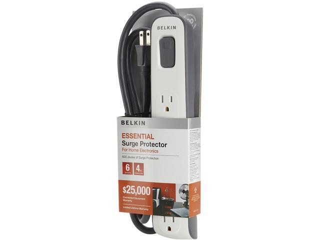 Click here for BELKIN BV106000-04 4ft 6 Outlets 630 j Surge Suppr... prices