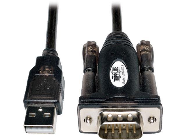 Click here for Tripp Lite Model U209-000-R 5 ft. USB to Serial Ad... prices