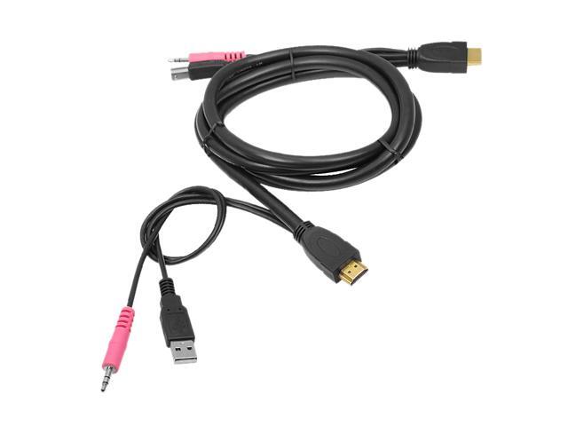 Click here for SIIG 5.9 ft. USB HDMI KVM Cable with Audio & Mic prices