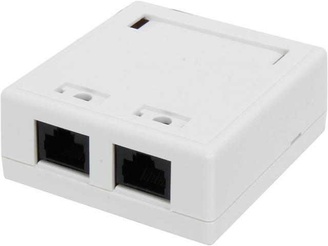 Click here for C2G 2 Socket Cat 5e Surface Mounting Box prices