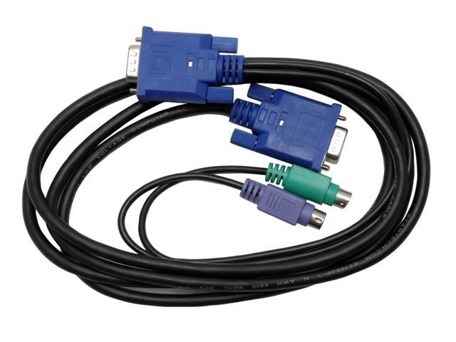 Click here for StarTech. com 6 ft. Ultra-Thin PS/2 3-in-1 KVM Cab... prices