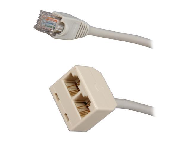 Click here for StarTech. com RJ45SPLITTER 2-to-1 RJ45 Splitter Ca... prices
