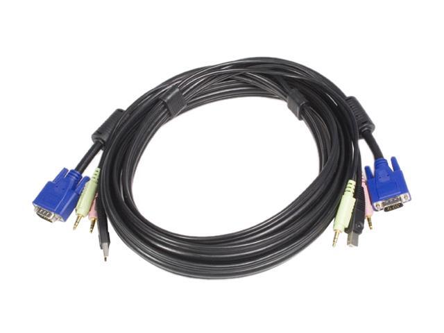 Click here for StarTech. com 10 ft. 4-in-1 USB VGA KVM Cable with... prices