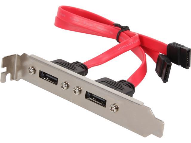 Click here for StarTech. com ESATAPLATE2 1 ft. 2 Port SATA to eSA... prices