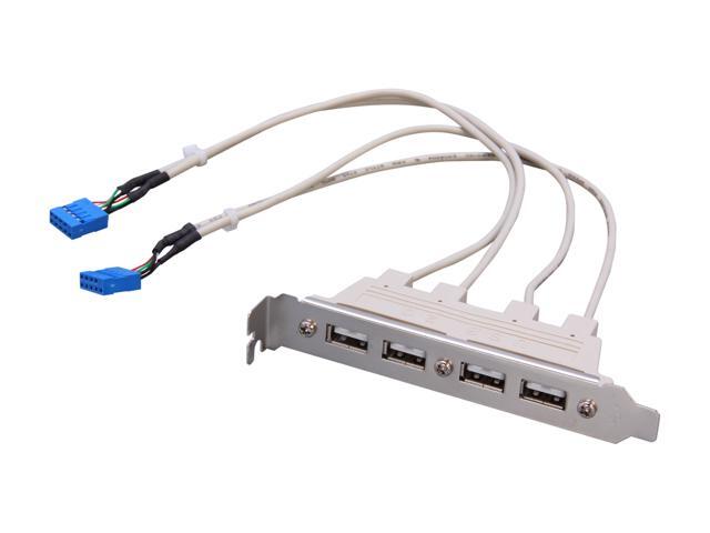 Click here for StarTech. com USBPLATE4 4 Port USB A Female Slot P... prices