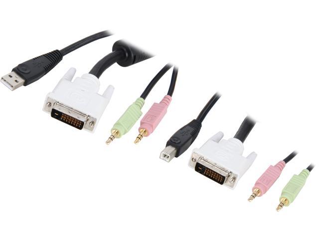 Click here for StarTech. com 15 ft. 4-in-1 USB DVI KVM Switch Cab... prices