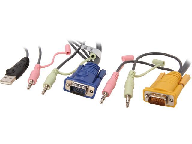 Click here for IOGEAR 15 feet Micro-Lite Bonded All-in-One USB KV... prices