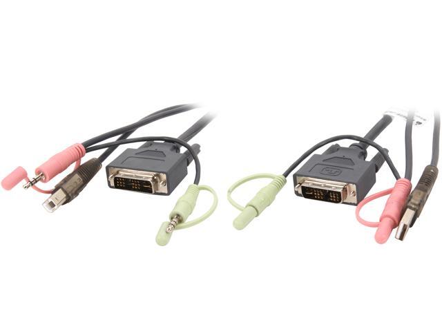 Click here for IOGEAR 6 ft. Single Link DVI-I USB KVM Cable prices