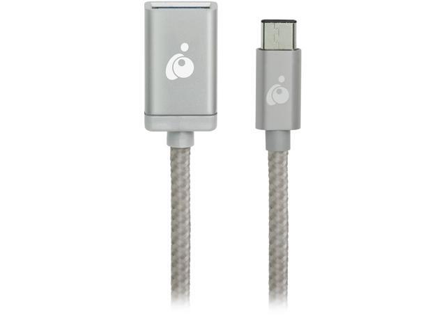 Iogear Charge & Sync Usb-c to Usb Type-a Adapter - Silver - Silver