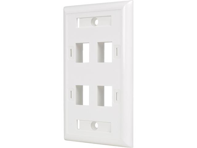 Click here for Tripp Lite N042-001-04-WH White Keystone Faceplate... prices