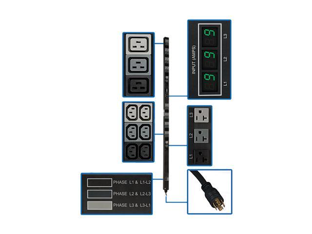 Click here for Tripp Lite PDU3MV6L2120 Metered 0U 3-Phase Metered... prices