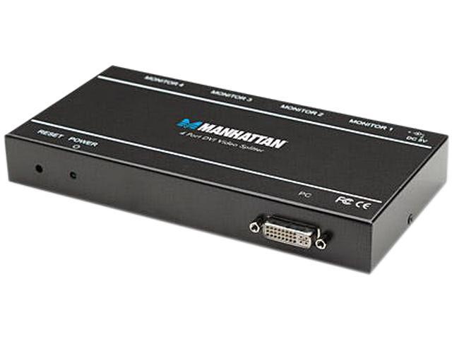 Click here for MANHATTAN 176507 4 Port DVI Video Splitter prices