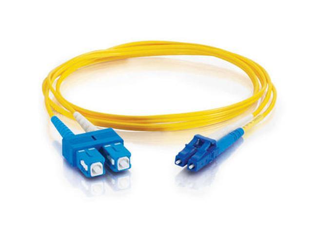 Click here for C2G 37470 OS2 Fiber Optic Cable - LC-SC 9/125 Dupl... prices