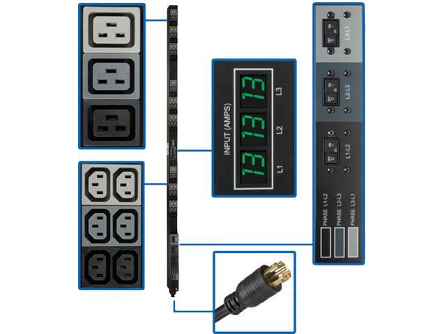 Click here for Tripp Lite Metered PDU3MV6L2130A 45-Outlets PDU prices